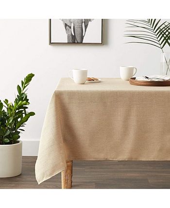 Violet Table Linens Solid Pattern Tablecloth - Macy's