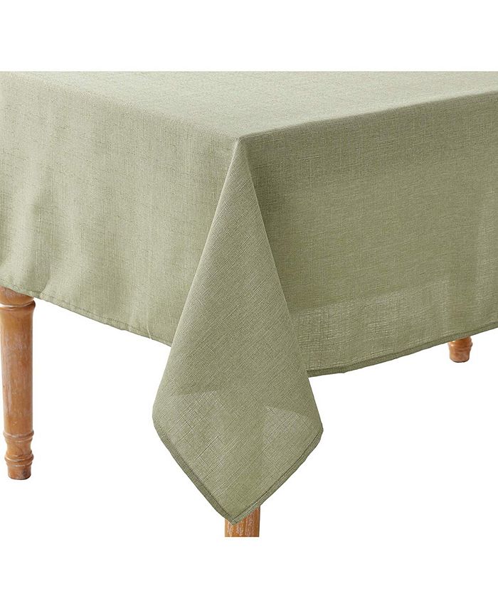 Violet Table Linens Solid Pattern Tablecloth - Macy's