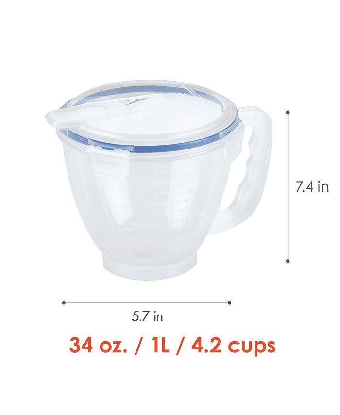 Lock n Lock Easy Essentials Specialty 1-Liter Measuring Cup - Macy's