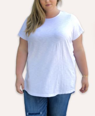 Snoozy Sunday Women's Plus Size Original Cloudsoft Tunic Tee - Macy's