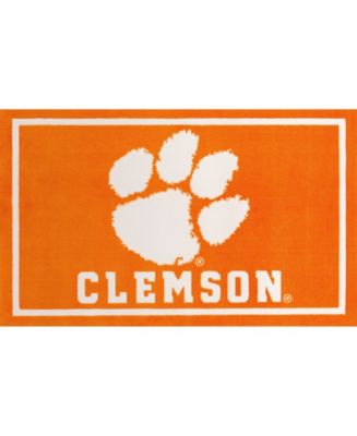 Luxury Sports Rugs Clemson Colcl Orange Area Rug - Macy's