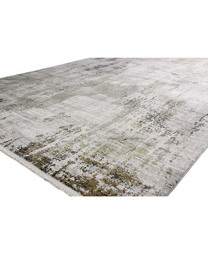 BB Rugs Charm Cha-03 Gray 8'6" x 11'6" Area Rug - Macy's