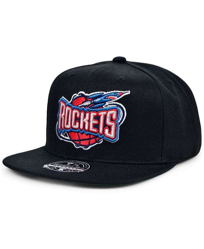 Mitchell & Ness Houston Rockets Team Ground Fitted Cap - Macy's