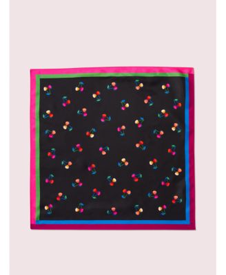 kate spade new york Cherry Toss Silk Bandana - Macy's
