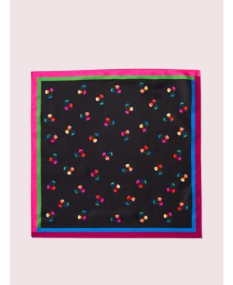 kate spade new york Cherry Toss Silk Bandana - Macy's