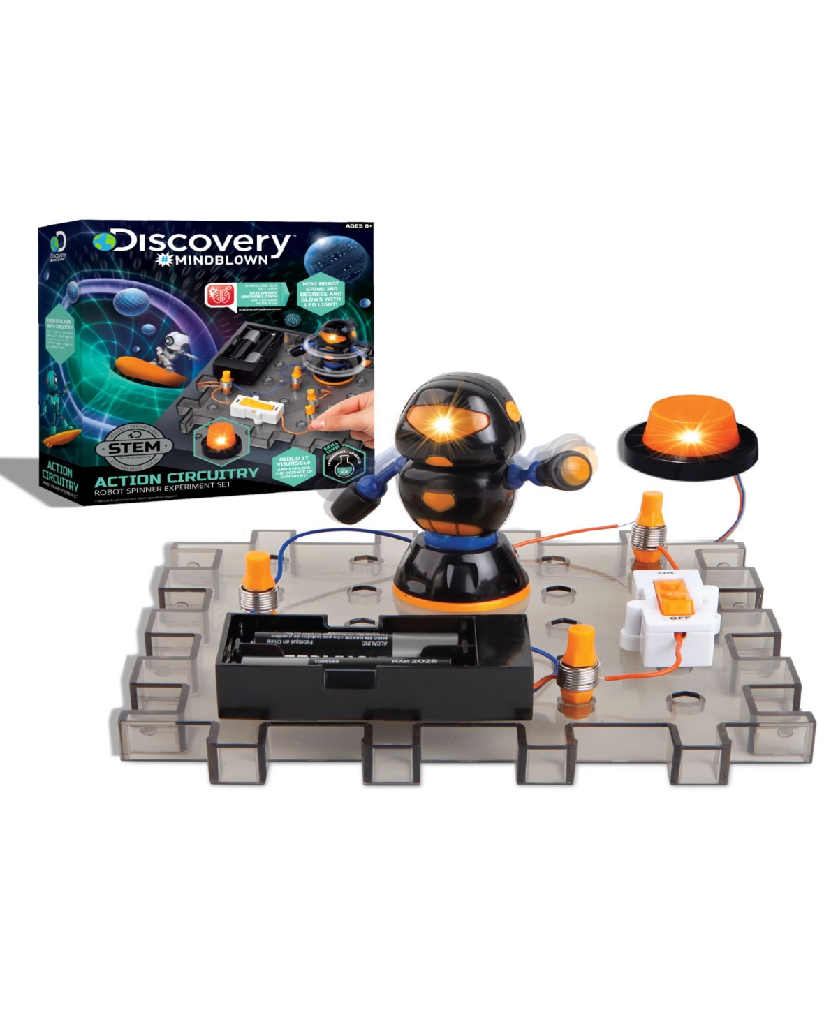 Discovery Mindblown Toy Circuitry Action Experiment Robot Spinner In ...