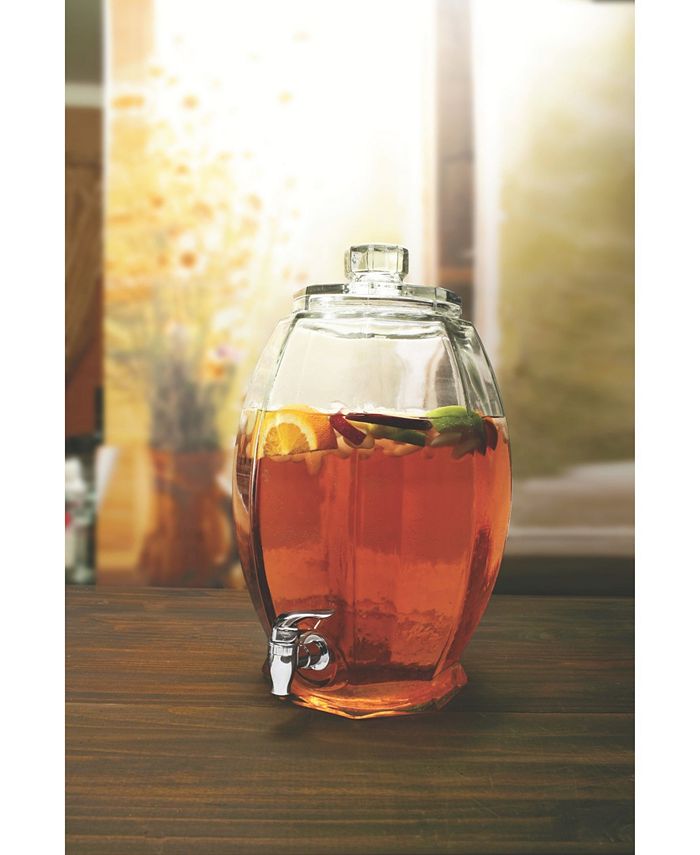 Circle Glass Cranston Beverage Dispenser, 3 Gal - Macy's