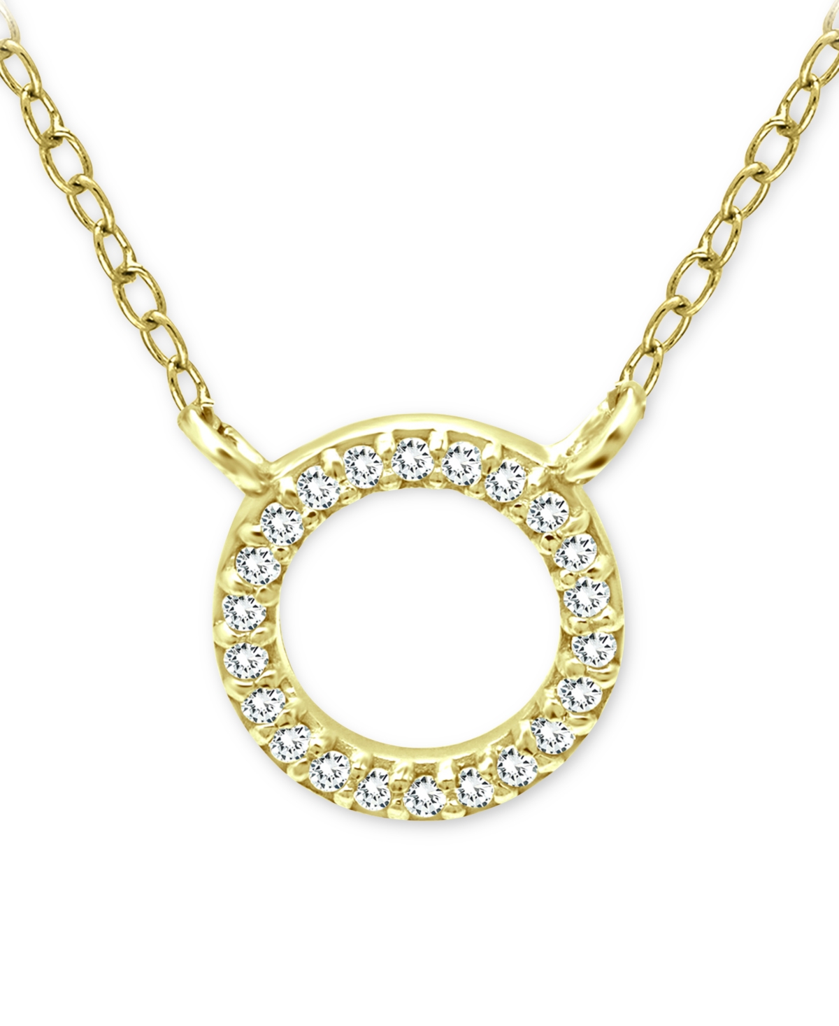 Click here for Giani Bernini Cubic Zirconia Mini-Circle 16 Pendan... prices