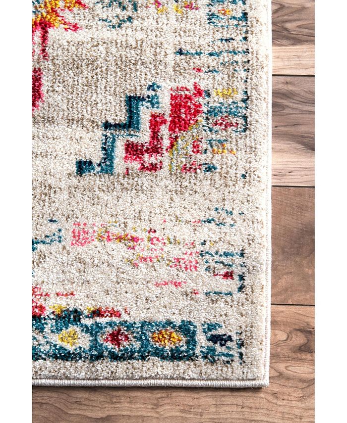 nuLoom Leahy AHSH11A Ivory 8' x 10' Area Rug - Macy's