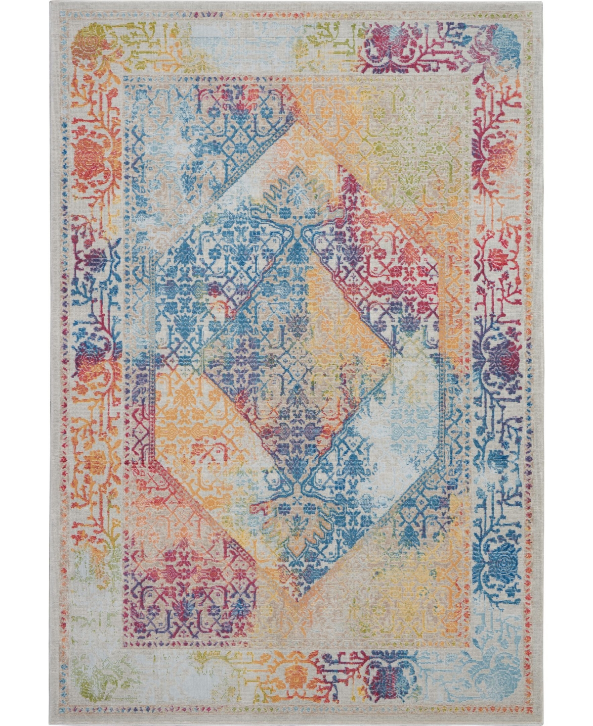 Click here for Nourison Home Ankara Global ANR04 Ivory 4 x 6 Area... prices