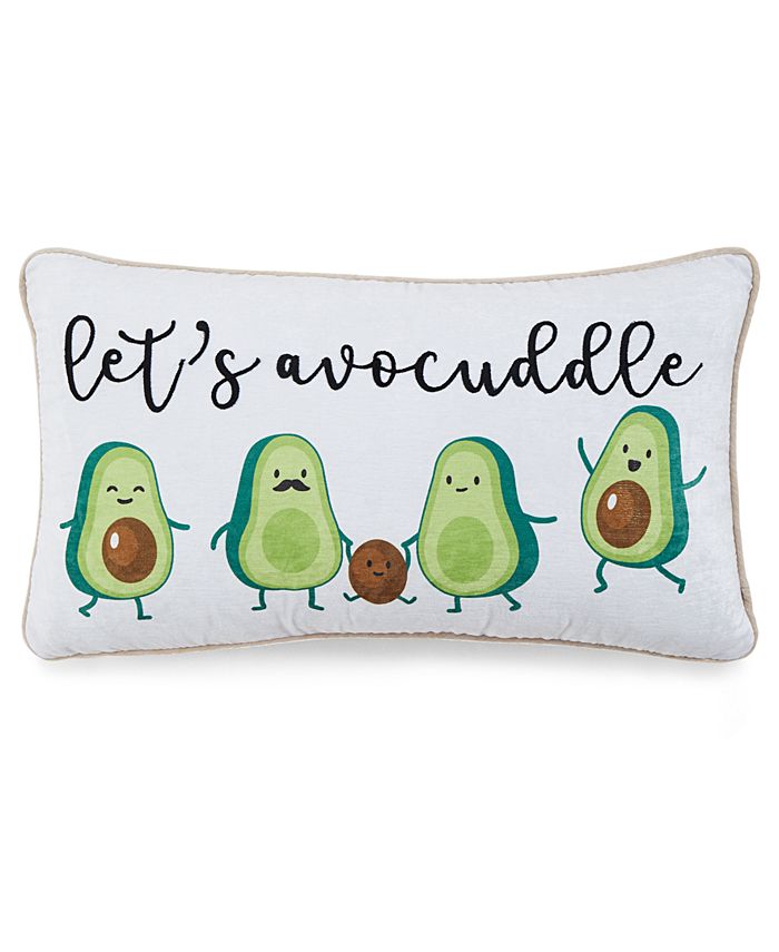 Lacourte Avocuddle Party 14" x 24" Decorative Pillow - Macy's
