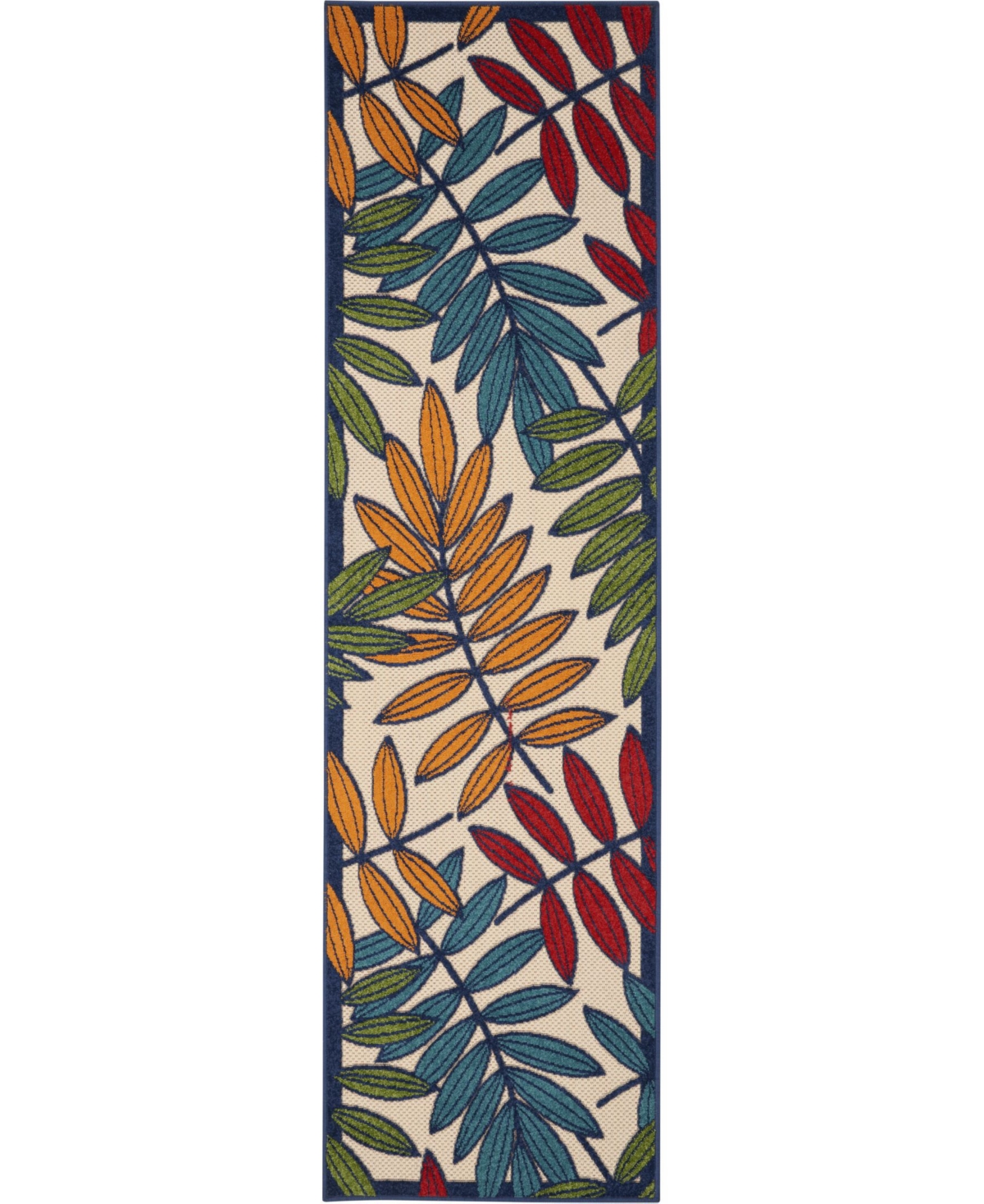 Click here for Nourison Home Aloha ALH18 Multi 2 x 6 Runner Rug -... prices