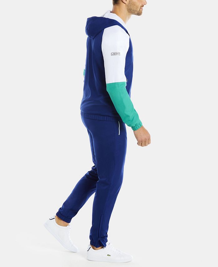 Lacoste Men's SPORT Colorblock Striped Tennis Tracksuit - Macy's