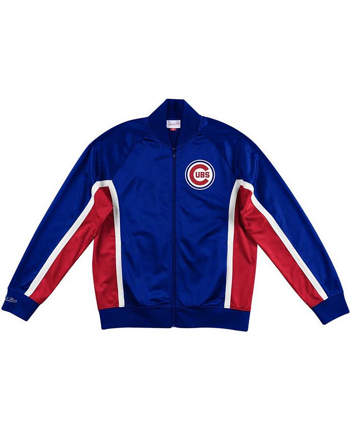 Mitchell & Ness Men's Chicago Cubs Two-Tone Game Track Jacket - Macy's