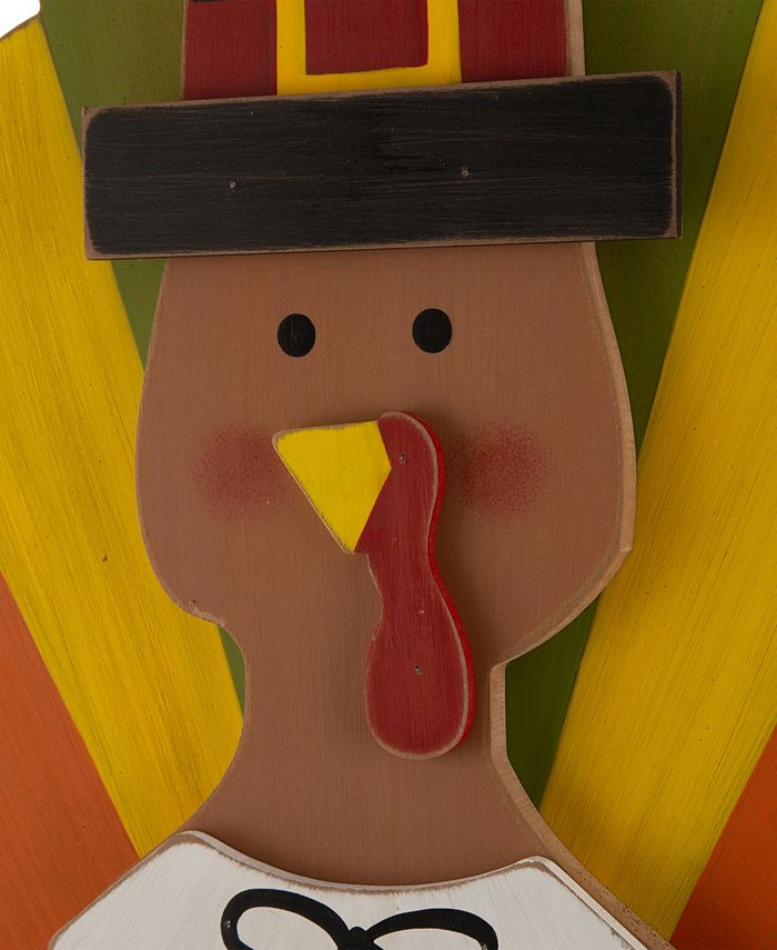 Glitzhome Thanksgiving Turkey Standing Decor - Macy's