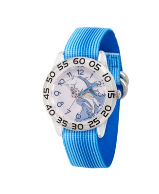 Disney Frozen 2 Elsa Girls' Clear Plastic Time Teacher Watch 32mm - Macy's