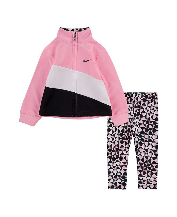 Nike Baby Girls Track Jacket and Leggings Set & Reviews - Sets ...