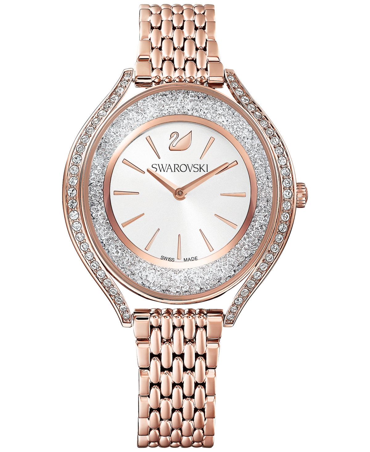 Click here for Swarovski Womens Swiss Crystalline Aura Rose Gold-... prices
