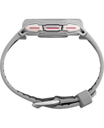 Timex Men's Ironman R300 Light Gray Silicone Strap GPS Smart Watch with ...