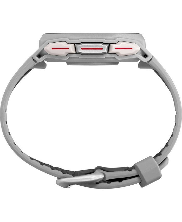 Timex Men's Ironman R300 Light Gray Silicone Strap GPS Smart Watch with ...