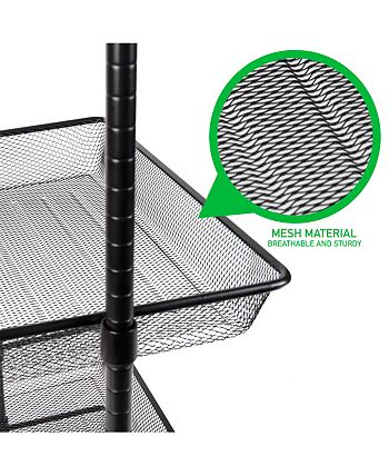 Mind Reader 3 Basket Garment Rack - Macy's