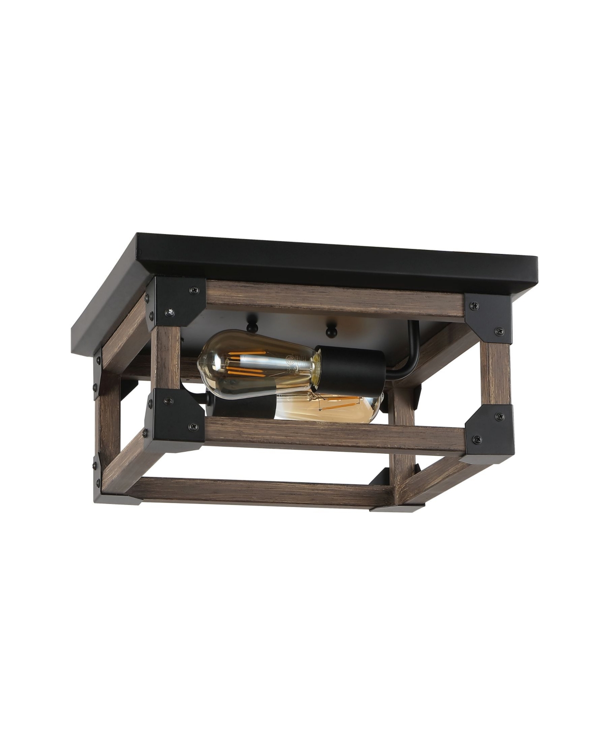 Click here for Jonathan Y Cheshire 2-Light Rustic Farmhouse Led F... prices