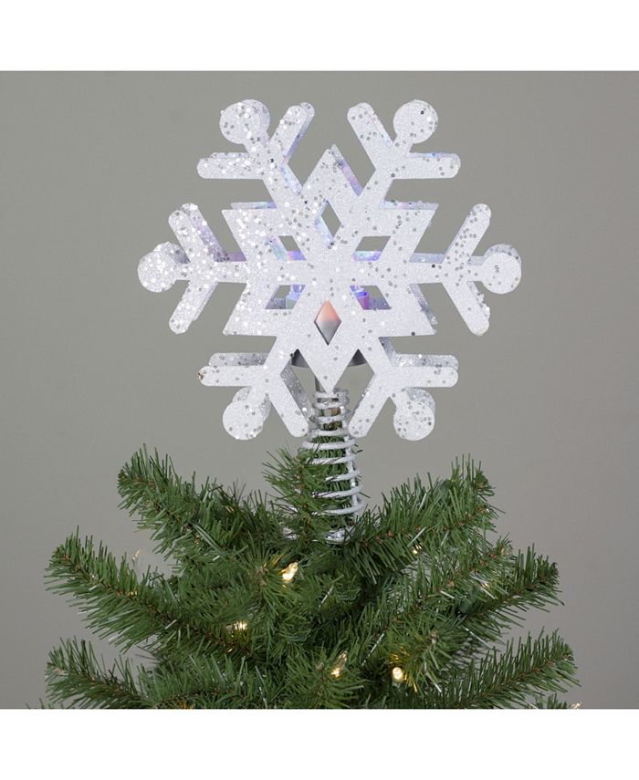 Northlight Lighted Snowflake Christmas Tree Topper - Macy's