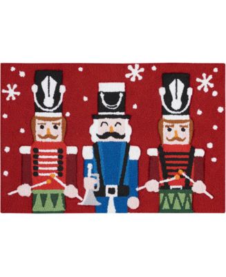 Martha Stewart Collection Nutcracker 20" x 30" Hooked Rug, Created for ...