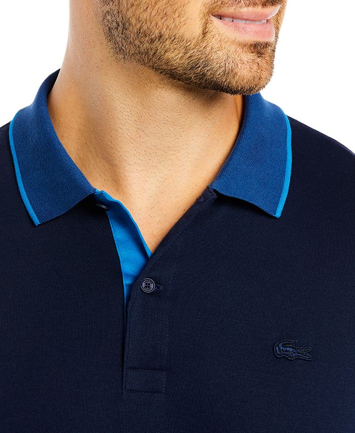 Lacoste Men's Regular-Fit Pima Cotton Polo Shirt - Macy's