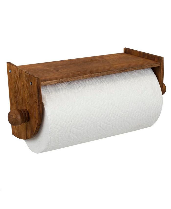 Home Basics Quick Install Rustic Pine Wood Wall Mounted Paper Towel ... Home Basics Quick Install Rustic Pine Wood Wall Mounted Paper Towel ...
