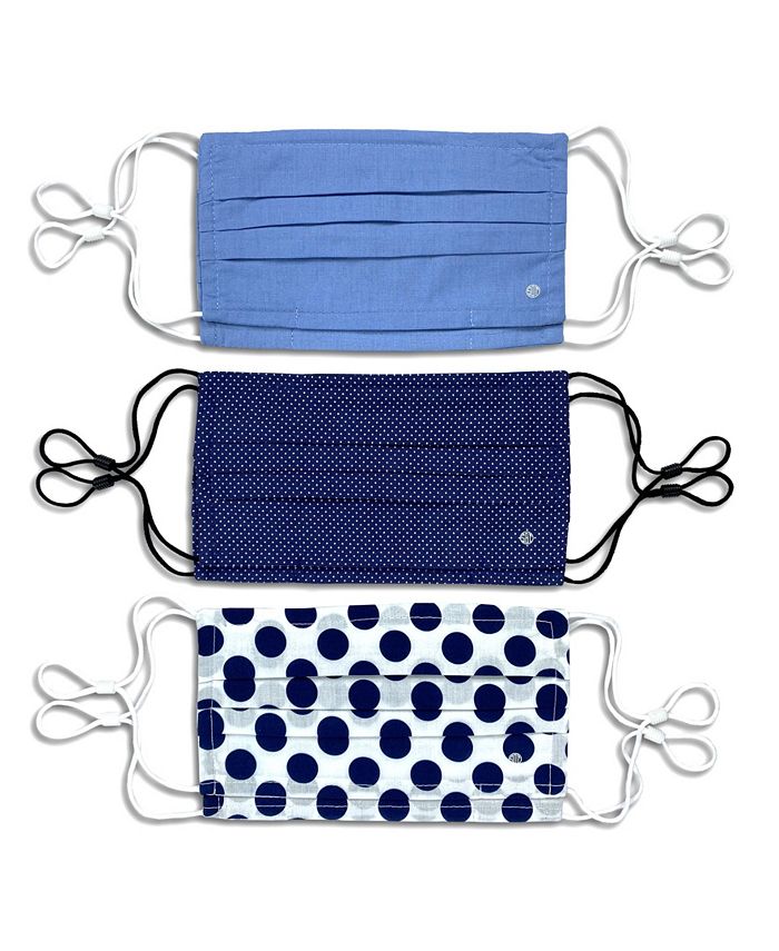 Society of Threads Unisex Pleated Face Mask Dot 6-Pack - Macy's