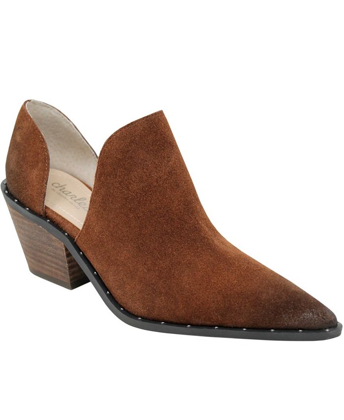 CHARLES by Charles David Women's Parson Cut-Out Booties - Macy's