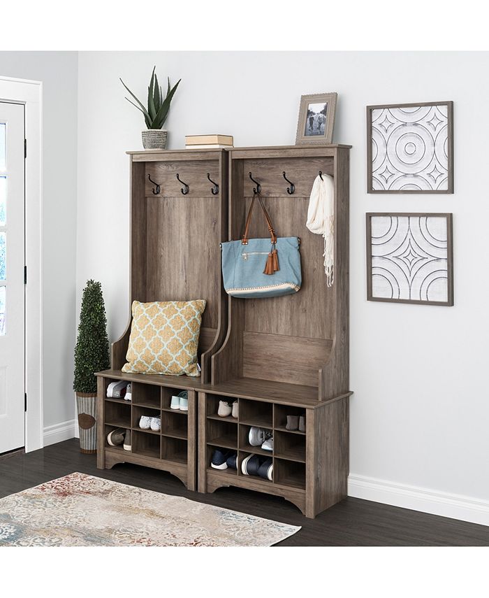Prepac Narrow Hall Tree with 9 Shoe Cubbies - Macy's
