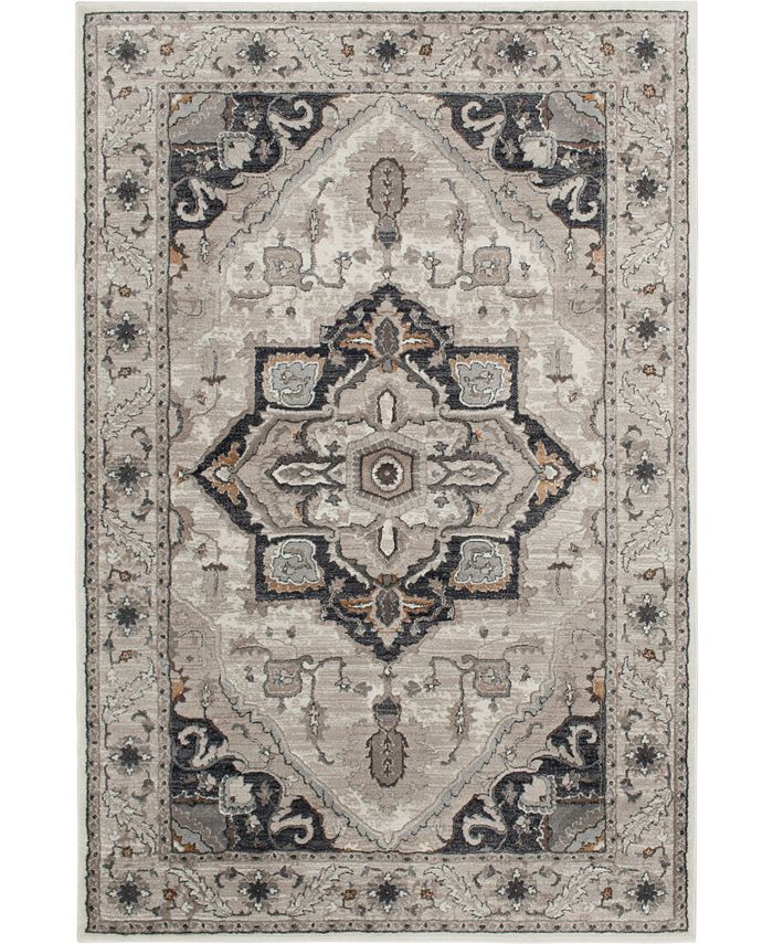 Portland Textiles Adorn Milla White 5' x 7'6" Area Rug - Macy's