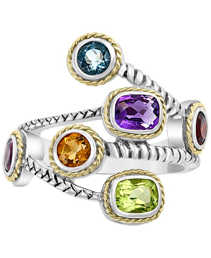 EFFY Collection EFFY® Multi-Gemstone Statement Ring (1-7/8 ct. t.w.) in ...
