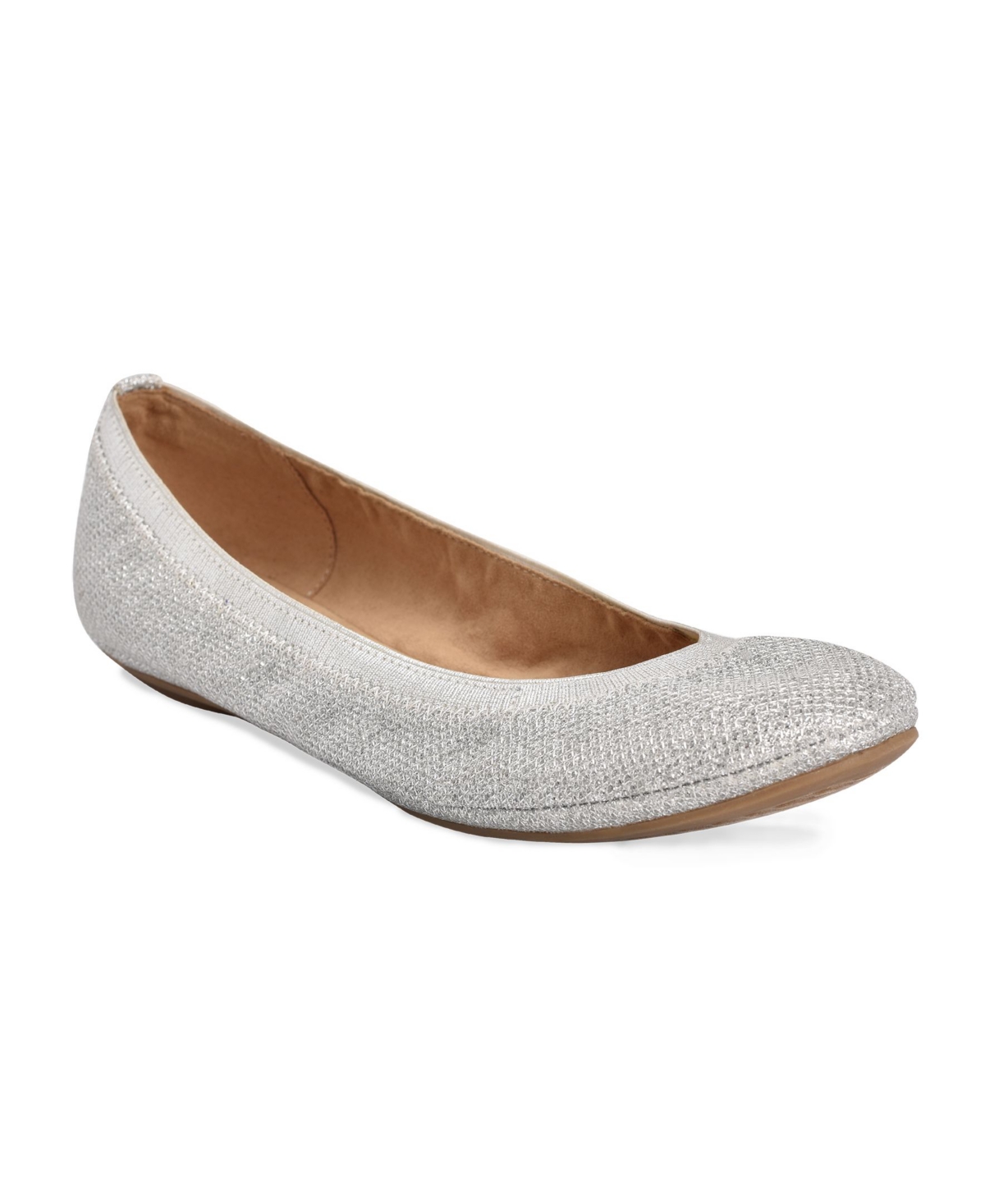 Click here for Bandolino Womens Edition Ballet Flats - Silver Gli... prices