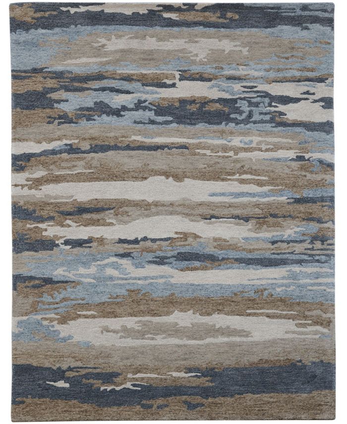 Amer Rugs Abstract ABS-5 Aquamarine 5' x 8' Area Rug - Macy's