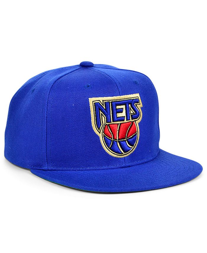 Mitchell & Ness New Jersey Nets Hardwood Classic Jockey Snapback Cap ...