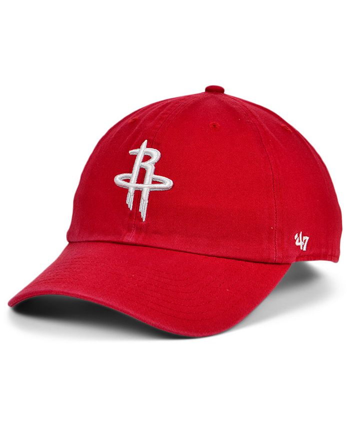 '47 Brand Houston Rockets CLEAN UP Cap - Macy's