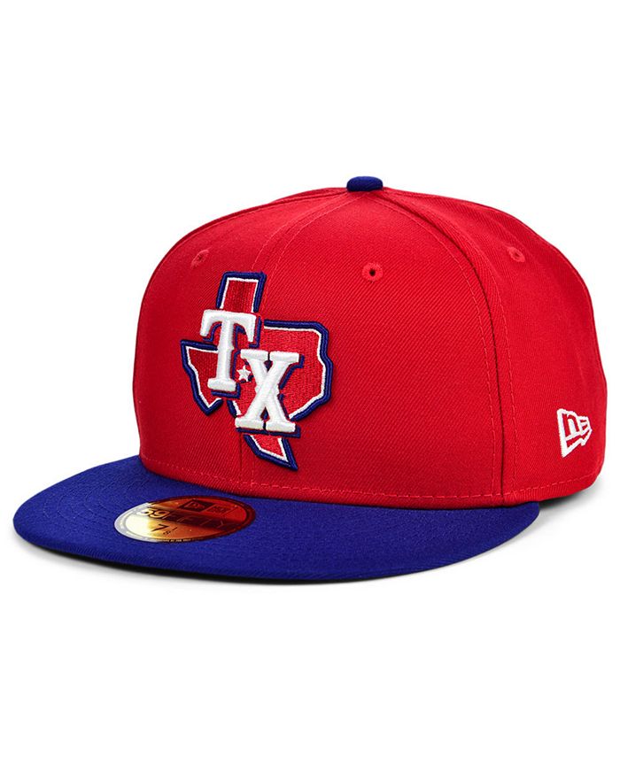 New Era Texas Rangers Authentic Collection 59FIFTY Cap - Macy's