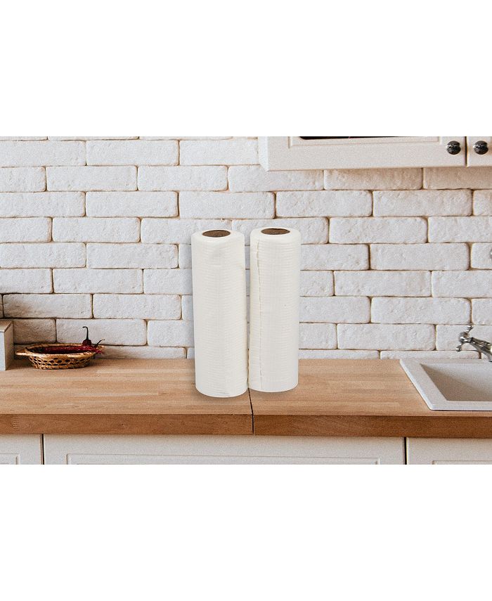 Mind Reader Reusable Biodegradable Paper Towel Alternative, Pack of 2 ...