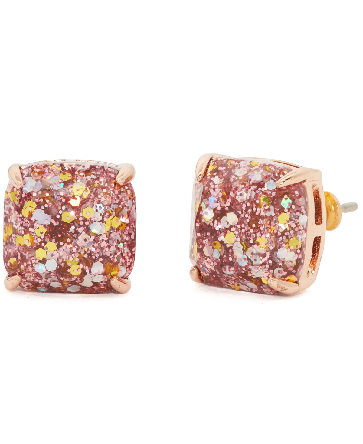 Click here for Kate Spade New York Glitter Crystal Square Stud Ea... prices