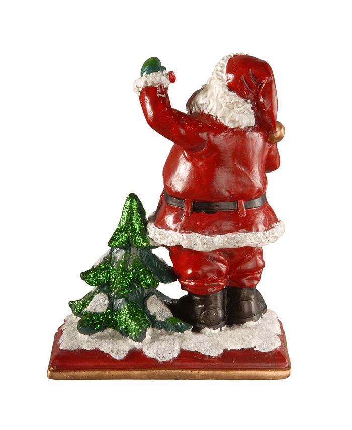 National Tree Company 6.5" Santa holding a Bell Stocking Holder - Macy's