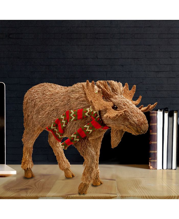 National Tree Company National Tree 13" Strolling Moose - Macy's