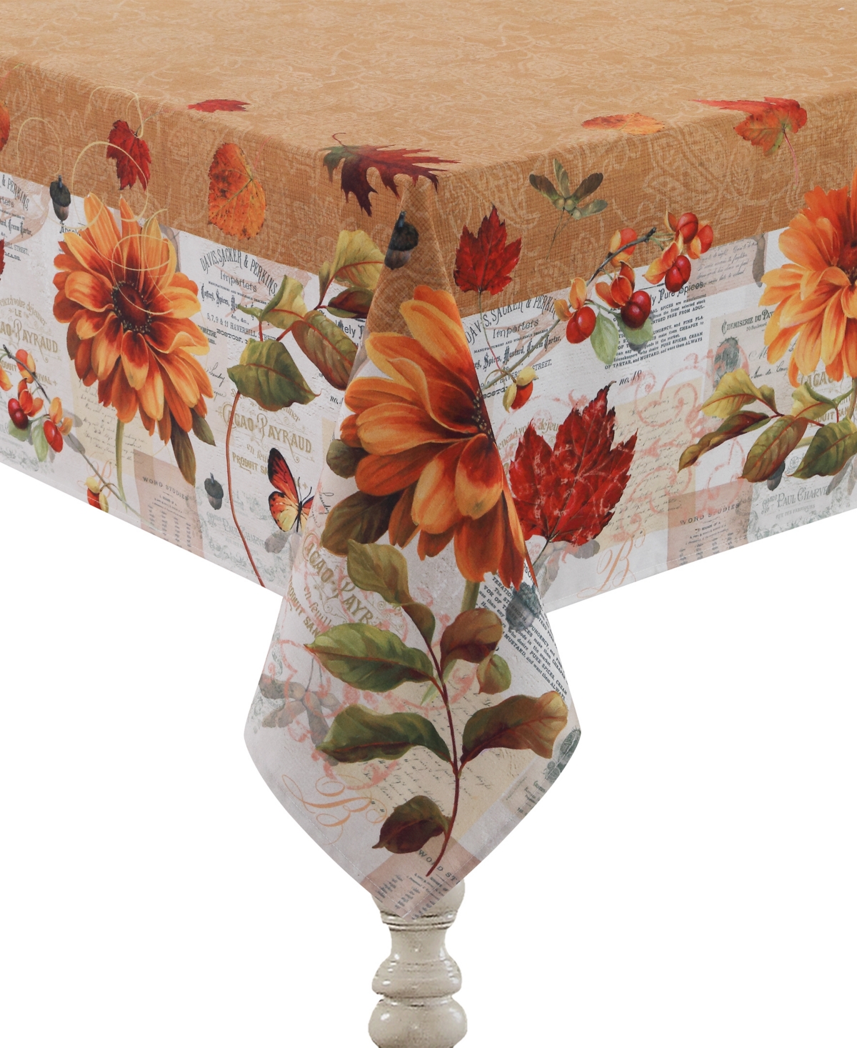 Click here for Laural Home Fall in Love Tablecloth - 70x 84 - Ora... prices
