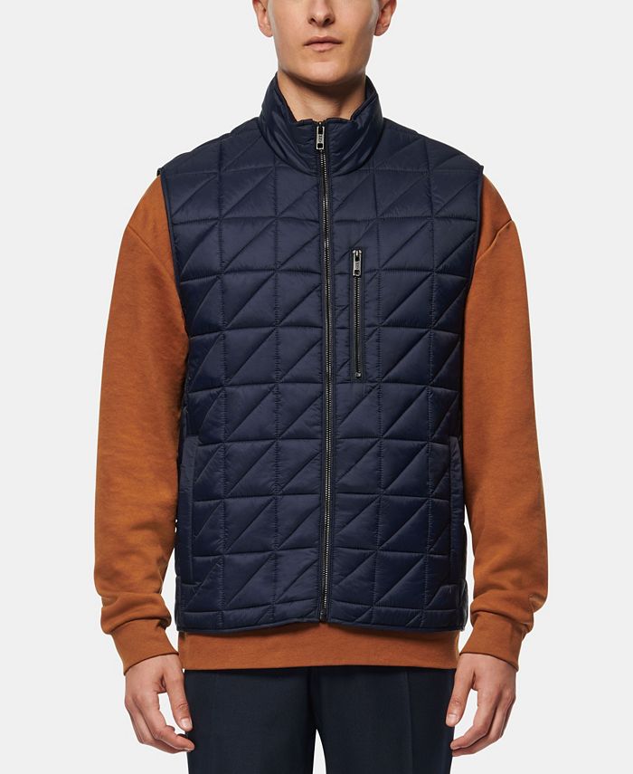 Marc New York Men's Bramble Quilted Vest - Macy's