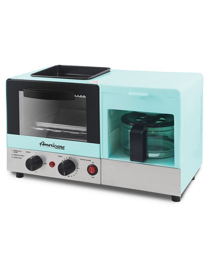 Elite Gourmet 3-in-1 Breakfast Center Station, 4-Cup Coffeemaker ...