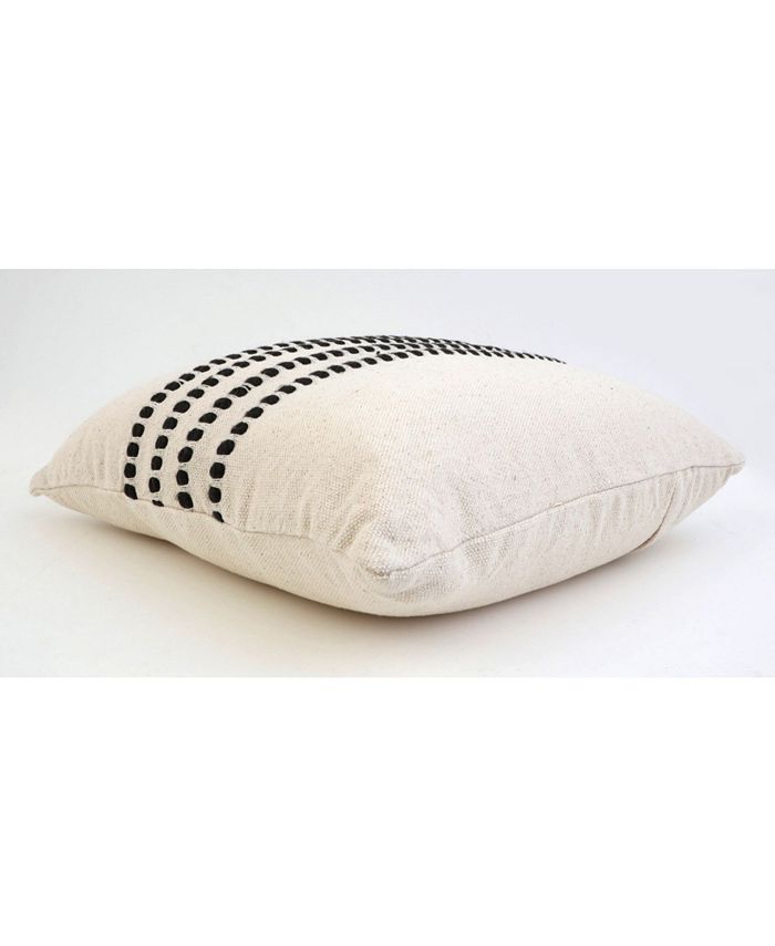 THRO Wanda Yarn Stitch Woven Pillow, 20" x 20" - Macy's