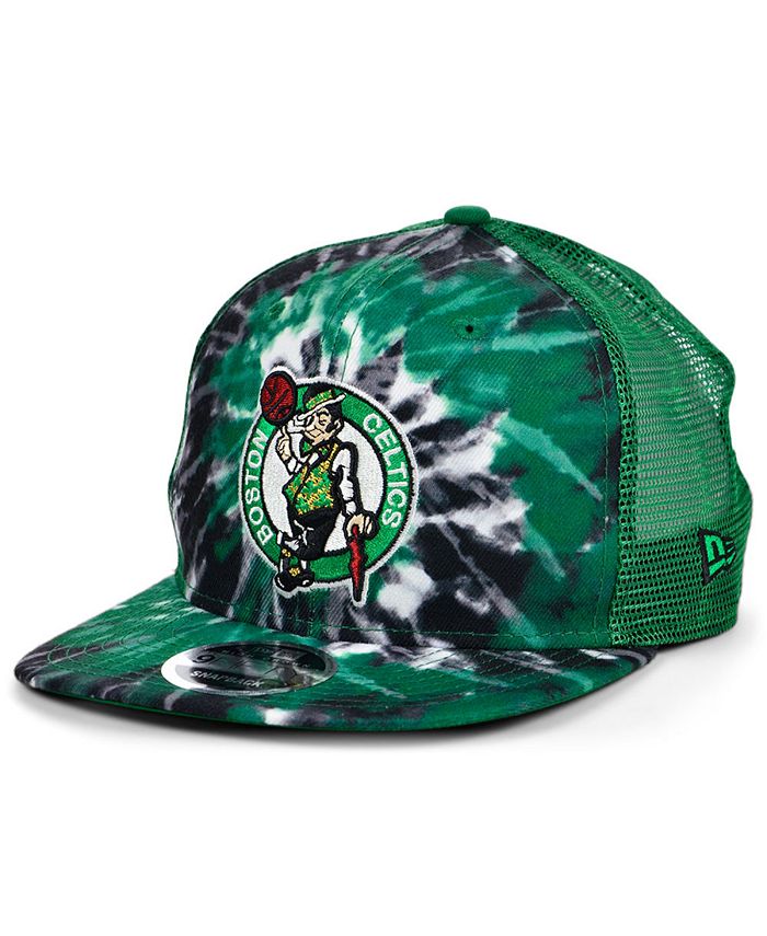 New Era Boston Celtics Tie Dye Mesh Back Cap - Macy's