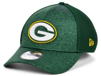 New Era Green Bay Packers Shadow Tech Rubber Neo 39THIRTY Cap - Macy's